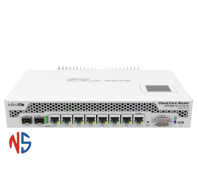 بررسی مشخصات ، قیمت و خرید روتر میکروتیک CCR1009-7G-1C-1S+PC